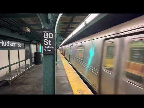 New York City Subway R179 R46 and a bonus R211A at 80th Street Station - YouTube