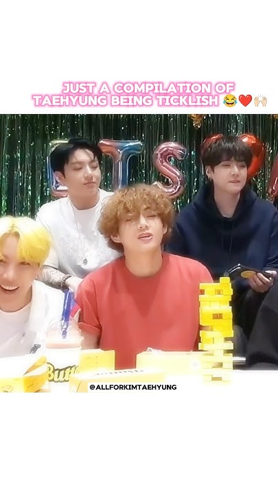 Taehyung Being Ticklish. #v #taehyung #kimtaehyung #bts #new #army #kpop #thv #btsedits # ...