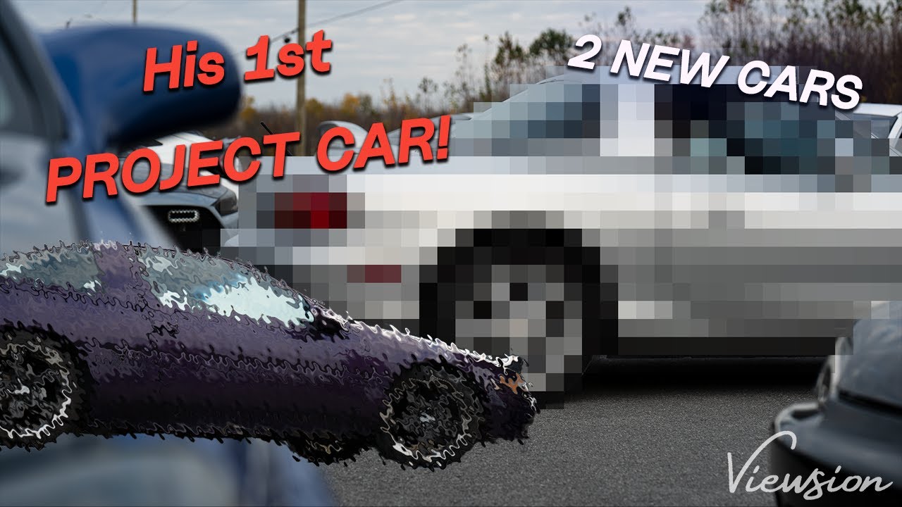 He got his 1st PROJECT CAR! + (Bonus) 2nd Project car REVEAL ! - 4k ...