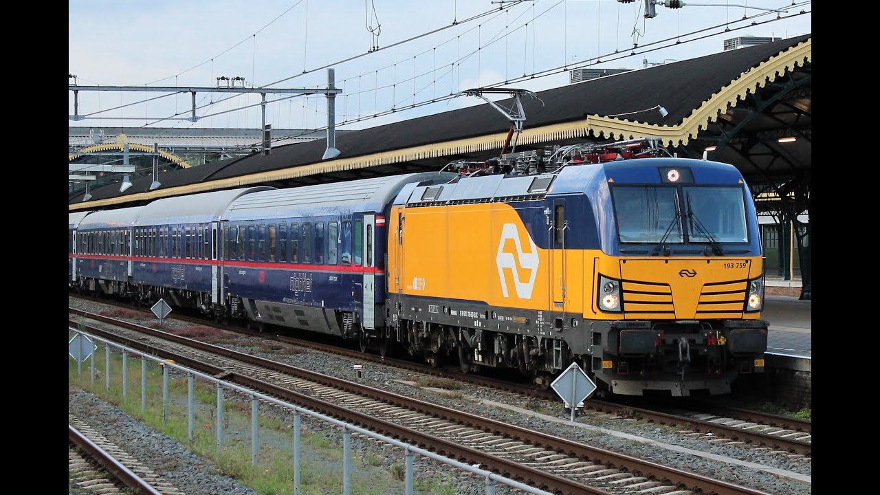 Nightjet 421 op station Den Bosch - YouTube