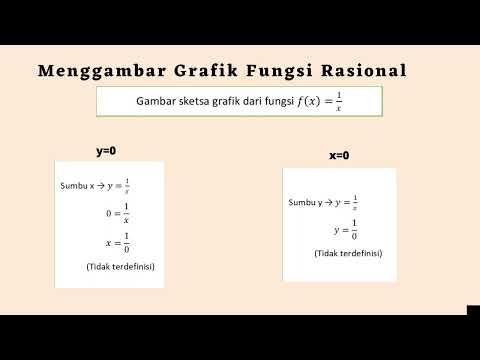 MENGGAMBAR GRAFIK FUNGSI RASIONAL - YouTube