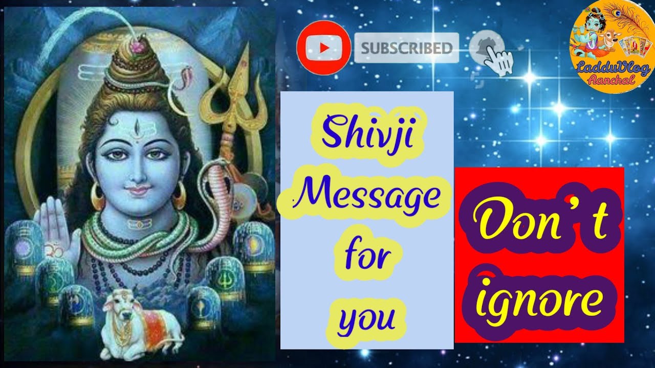 Shivji message for you//Don't ignore - YouTube