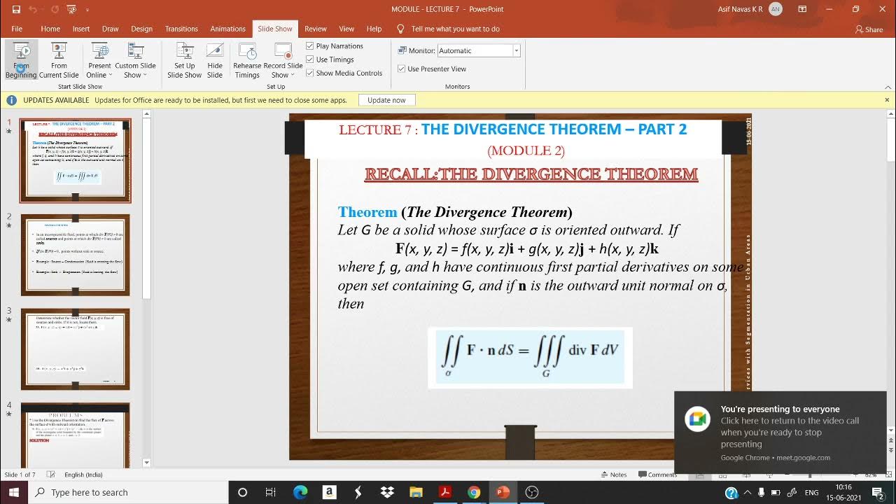 Source and Sink: Divergence theorem problems - YouTube