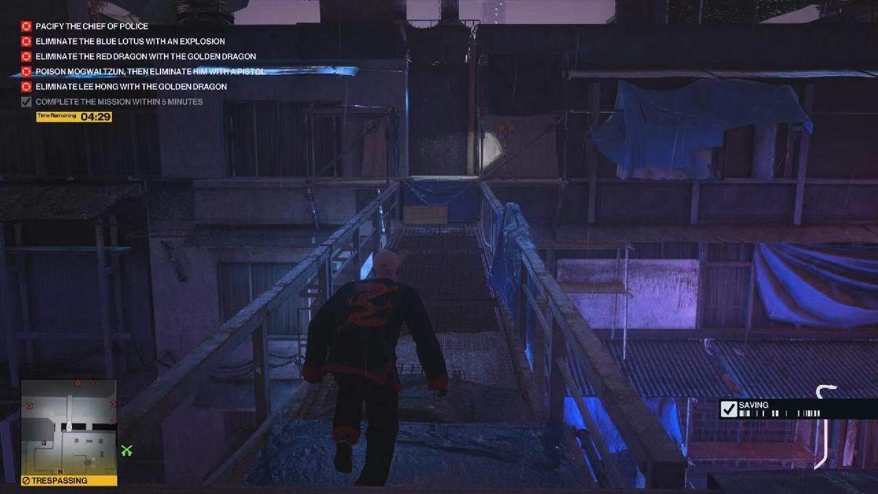 HITMAN 3 The Lee Hong Derivation Escalation level 3 - YouTube