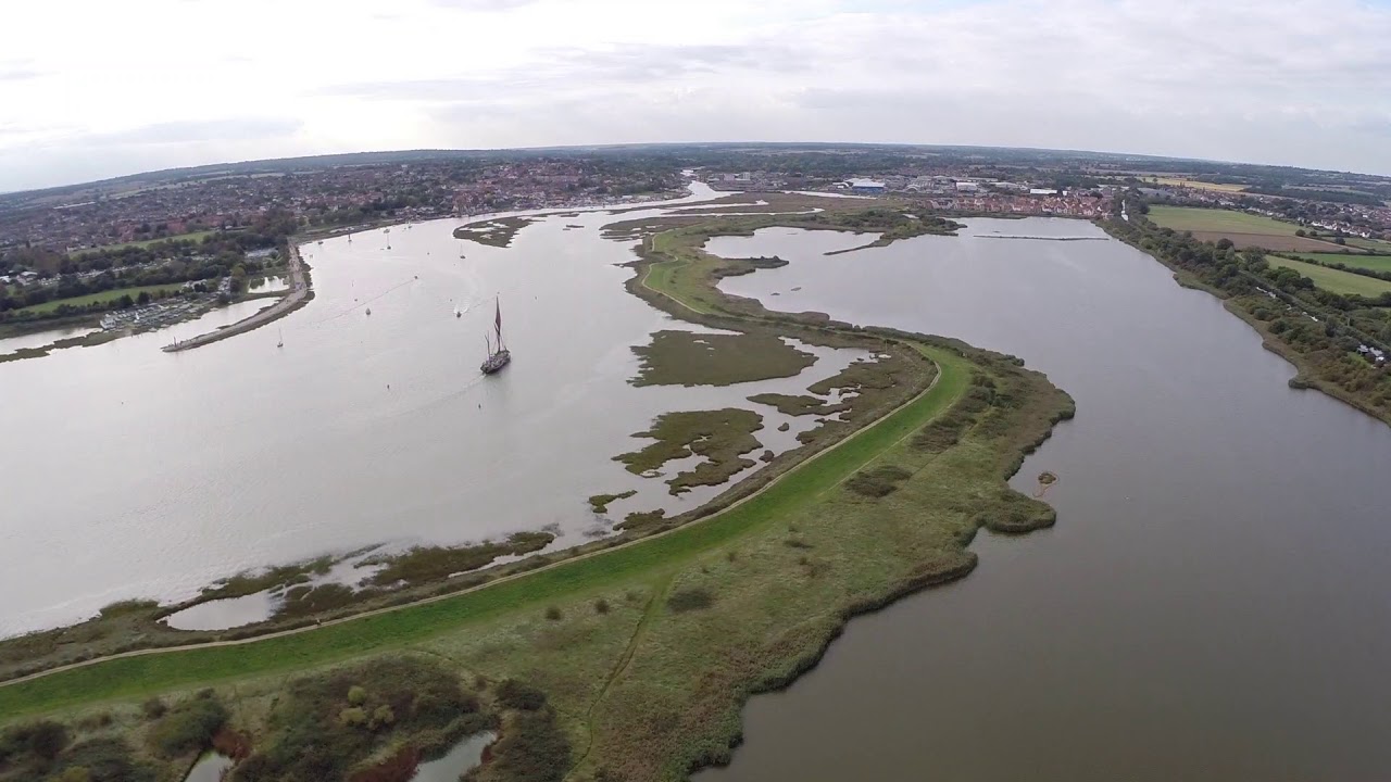 A Birds Eye View of Heybridge and Maldon - YouTube