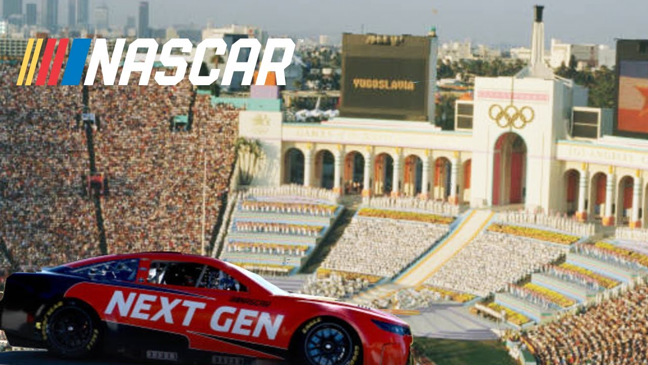 Larry Mac talks debut of Next Gen car at the LA Coliseum | NASCAR - YouTube