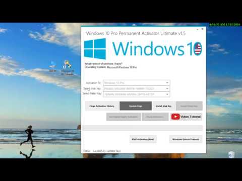Como ativar o Windows 10 Pro Permanently Update janeiro de 2017 - YouTube