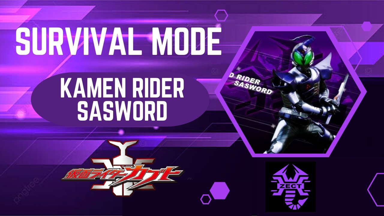 Si Paling No.1!! l Survial Mode Kamen Rider Sasword - Kamen Rider Kabuto #kamenrider #ps2 # ...