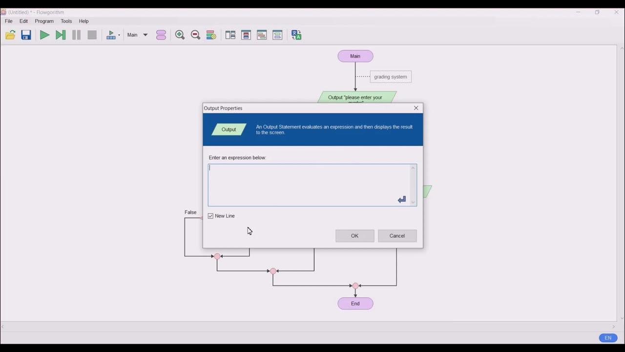 grading system using flowgorithm || tech with triple j - YouTube