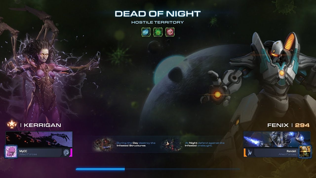 SC2 Co-op: Mutation #167 - Hostile Environment (Kerrigan/Fenix) - YouTube