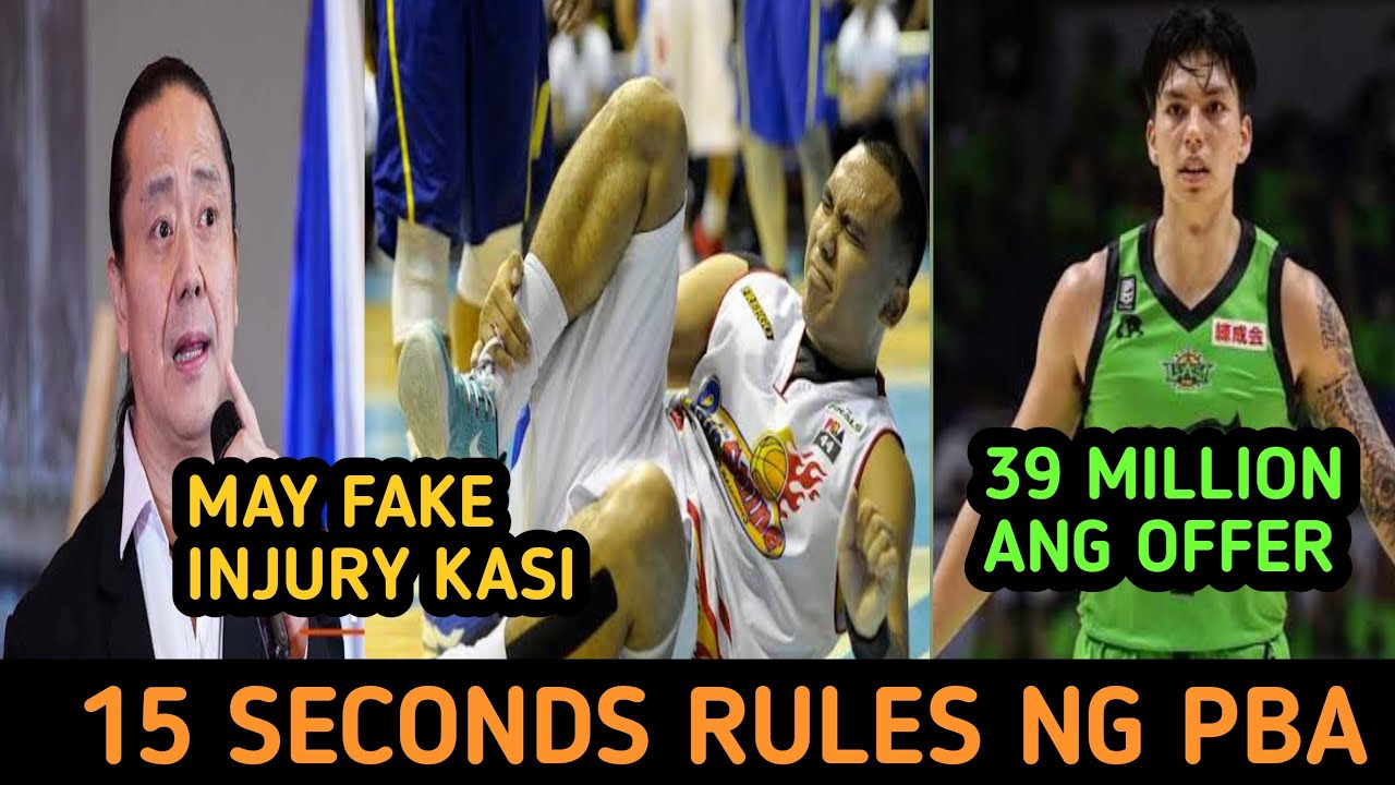 MAY BAGONG RULES NA NAMAN ANG PBA PARA SA MGA FAKE INJURY. DWIGHT RAMOS ...