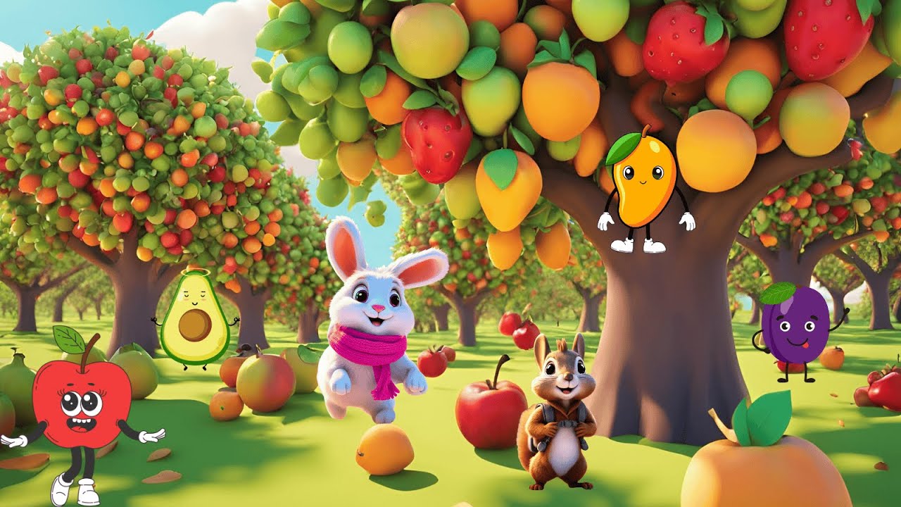 Fructe Colorate | Cantec Distractiv pentru Copii - YouTube