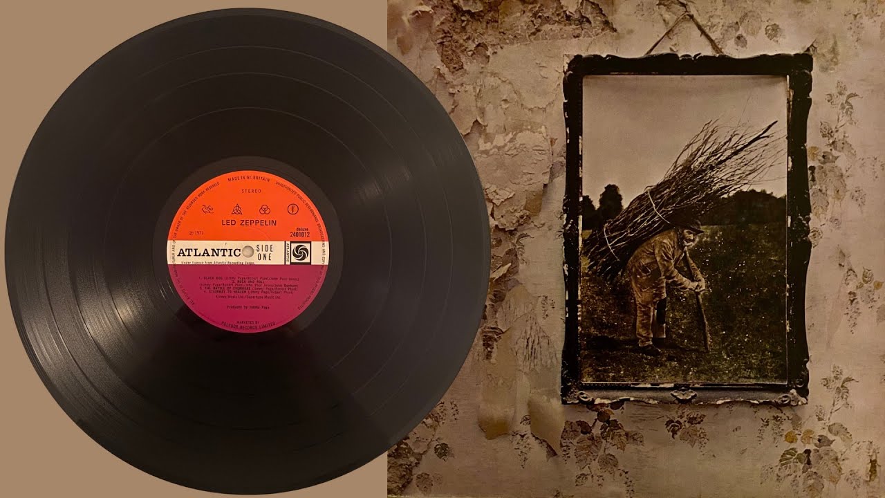 Led Zeppelin IV Untitled 1971 UK 1st Press Full Album Side 2 # ...