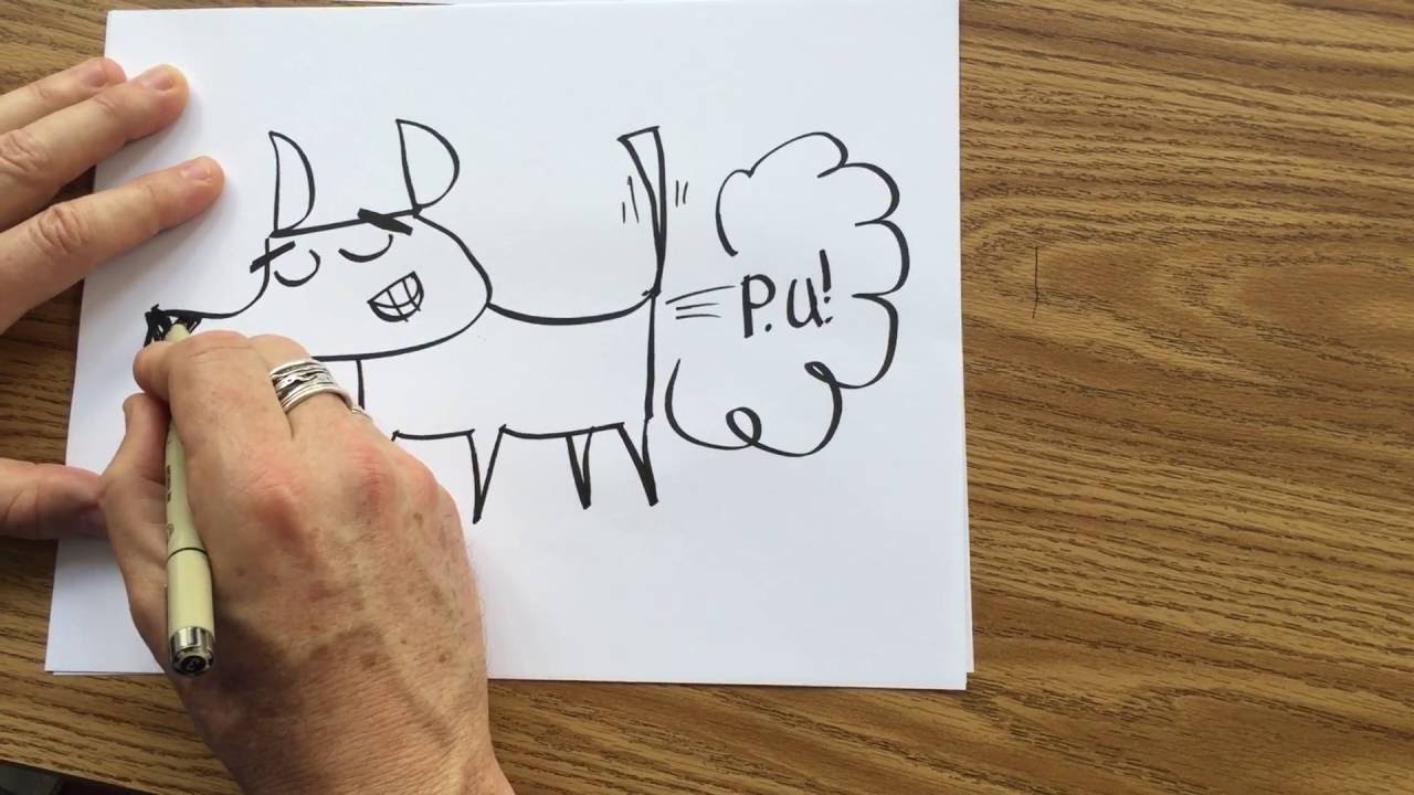 How to Draw a Farting Dog - YouTube
