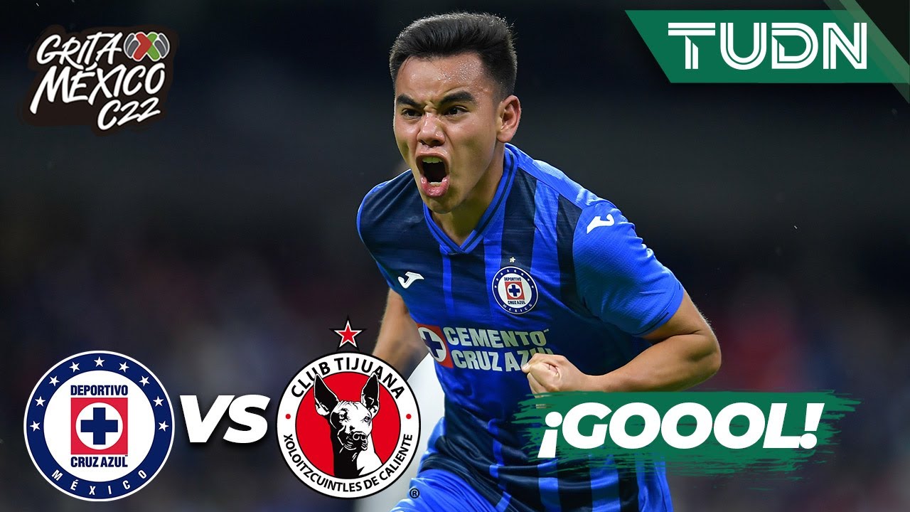 ¡GOOL de ‘Charly’ Rodríguez! Debut soñado | Cruz Azul 1-0 Tijuana ...