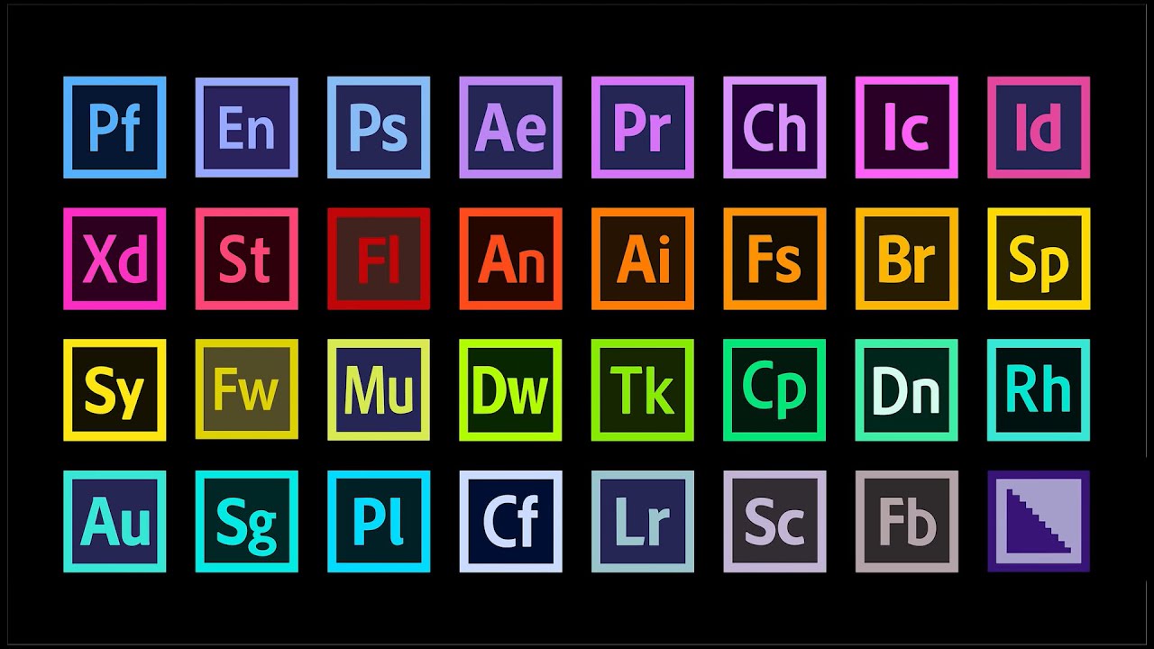 Adobe Software explaining in 10 minutes - All 50+ - Designutsav - YouTube