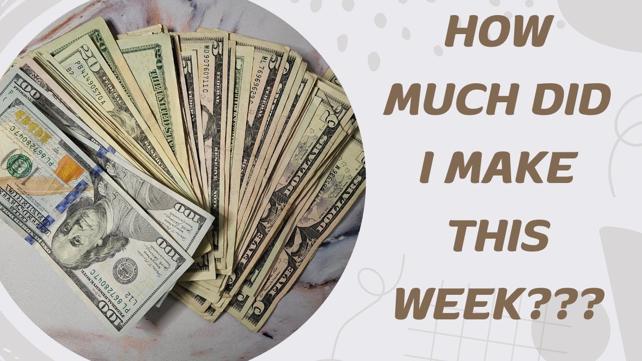 What I Make in a Week as A Server | Server Income | Weekly Cash Tip ...