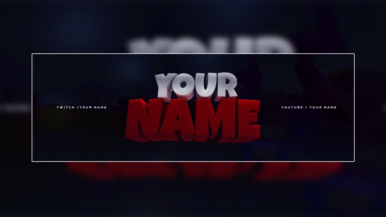 Free Fortnite Twitter Header Template! 🎨 (Super Easy) - YouTube