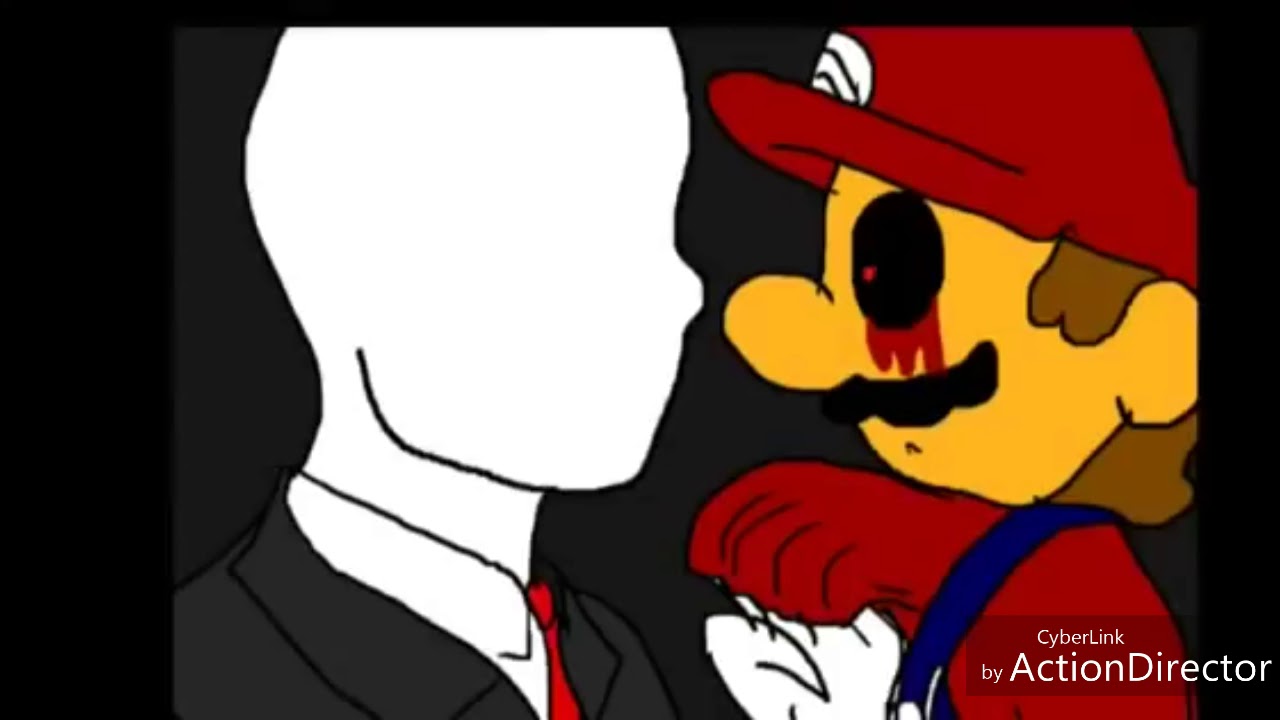 Slenderman VS Mario.EXE (1.5x Speed) - YouTube
