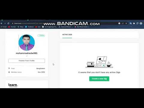 how to professional fiverr account create and setup - YouTube