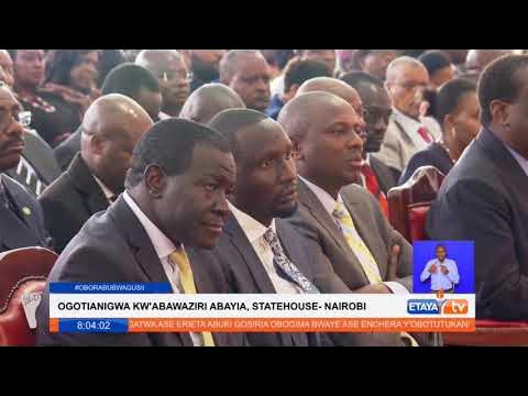 19 CSs appointed by President William Ruto sworn in at Statehouse ...