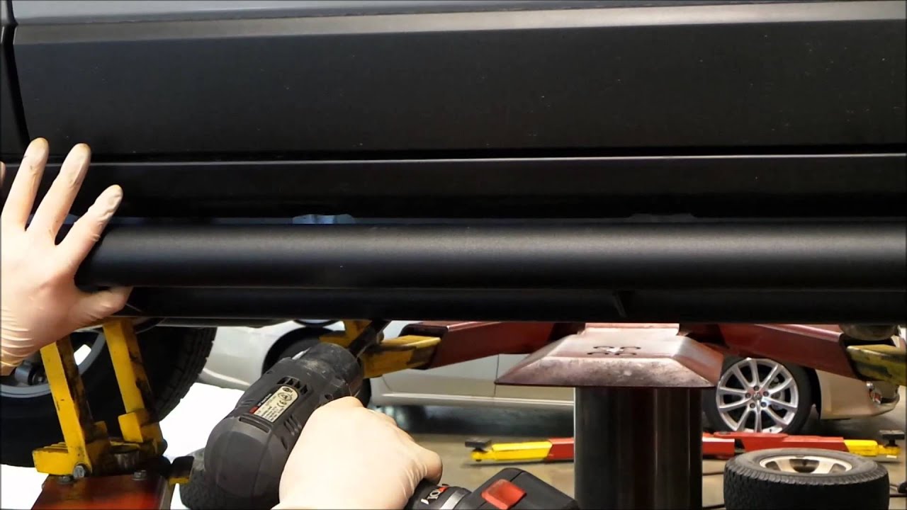 2013 Toyota FJ Cruiser Rock Rails Installation - YouTube