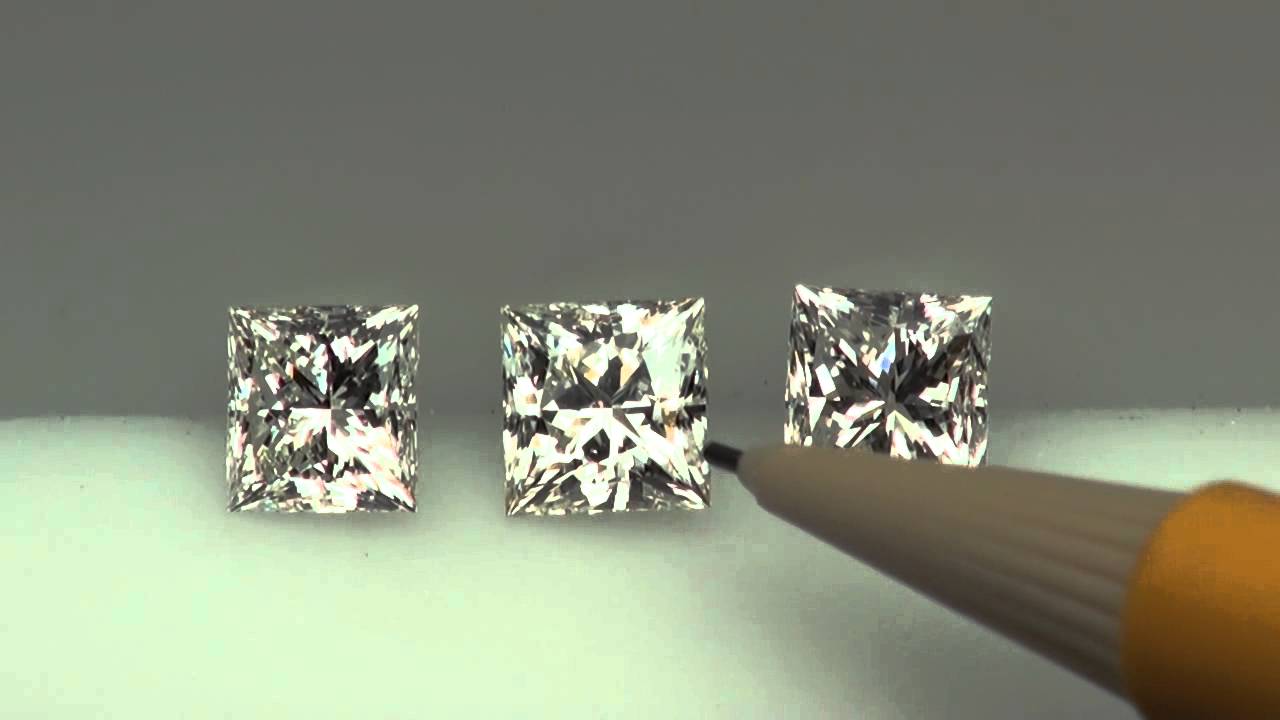 Princess Cut Comparison - Focusing on Color - YouTube