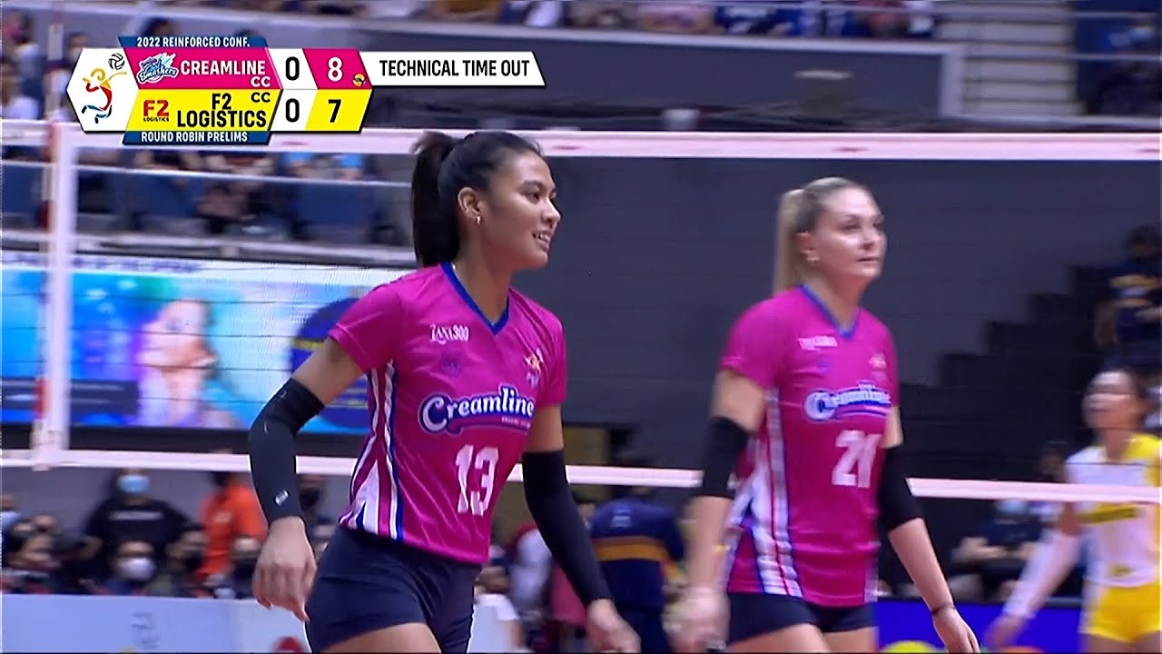 Ced Domingo solid start for Creamline | 2022 PVL Reinforced Conference ...