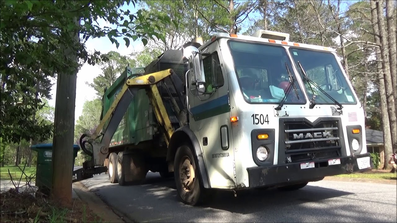 Waste Pro- Mack LEU Heil Durapack Python on Zarns - YouTube