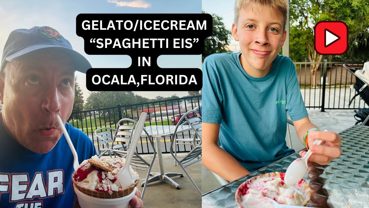 The Best Gelato/Spaghetti Eis Dessert In Ocala, Florida, "SODDISFATTA ...
