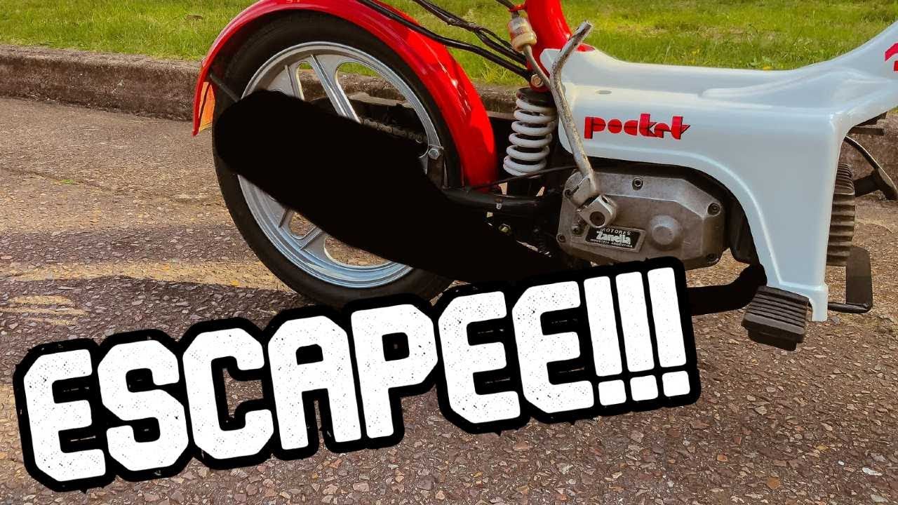 Testing the Zanella Pocket 50cc Competition Escape - YouTube