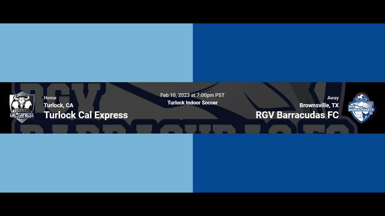 Turlock Cal Express vs RGV Barracudas FC - YouTube