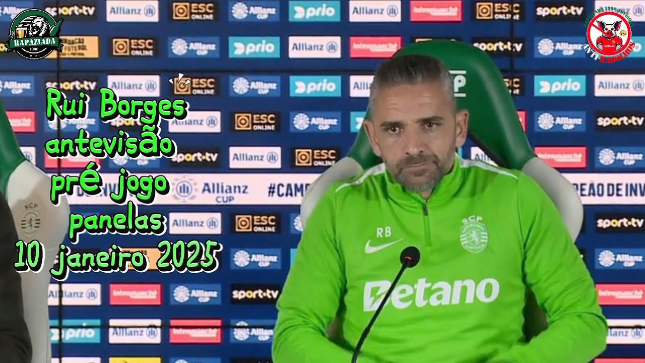 Rui Borges - antevisão pré jogo rabolhos - 10 janeiro 2025 - YouTube