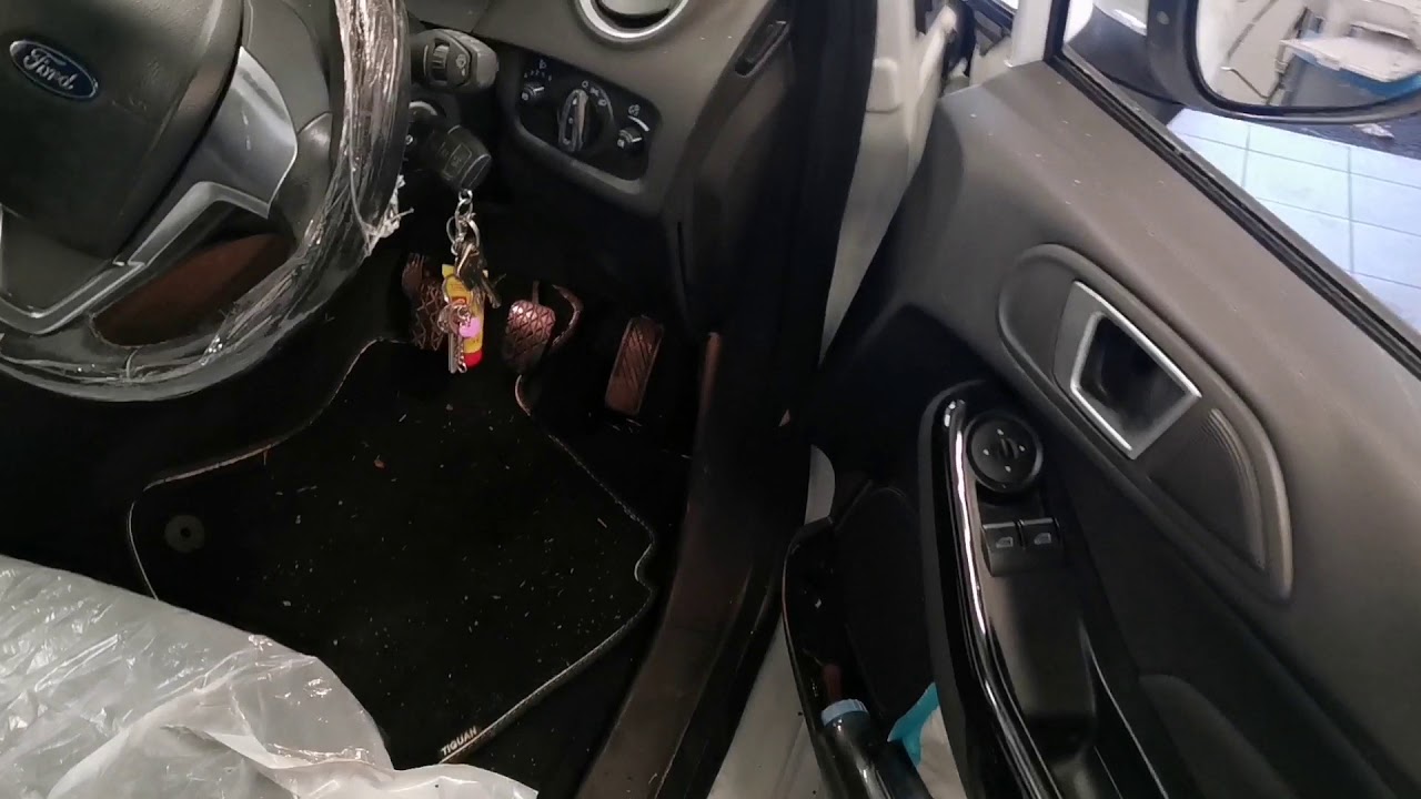 Ford fiesta MK7 OBD Port location - YouTube