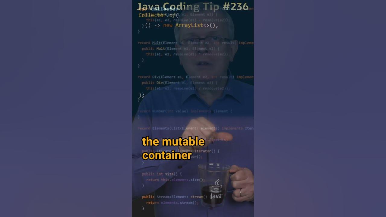 What is a Collector built on? #javalanguage #javacoding #javatips #javacodinginterview - YouTube