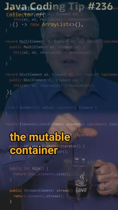What is a Collector built on? #javalanguage #javacoding #javatips #javacodinginterview - YouTube