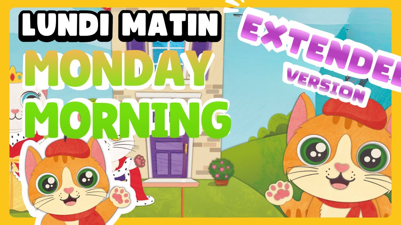 French Songs for kids | Lundi matin | Monday Morning | Lulu Learns ...