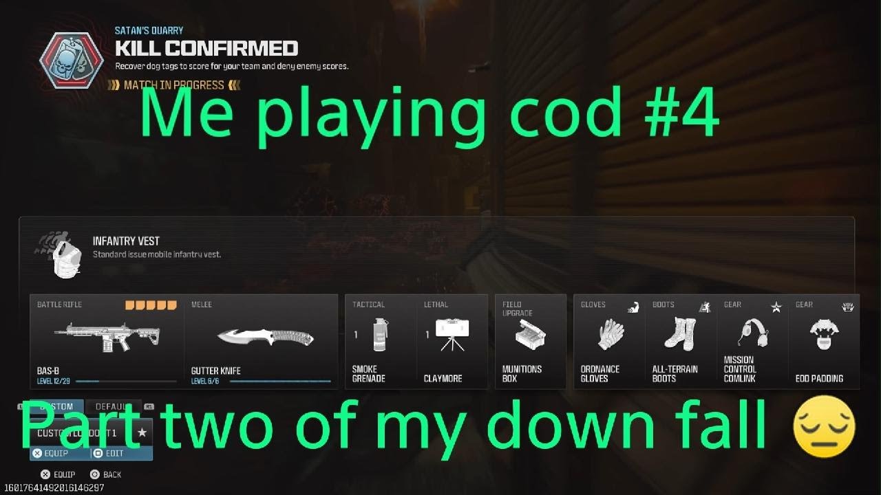 Me playing cod #4 - YouTube
