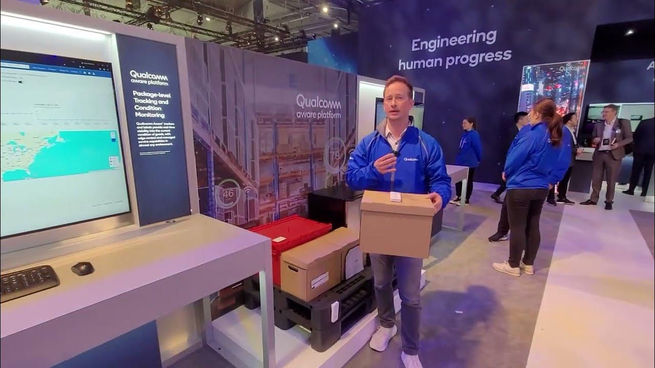 MWC 2023 - Qualcomm Aware Demo Pt 2 - Logistics Use Case - YouTube
