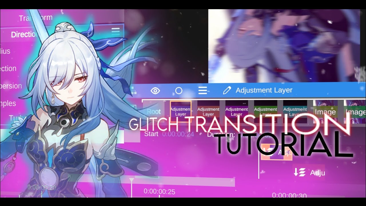 Glitch transition - Node video Tutorial!! - YouTube