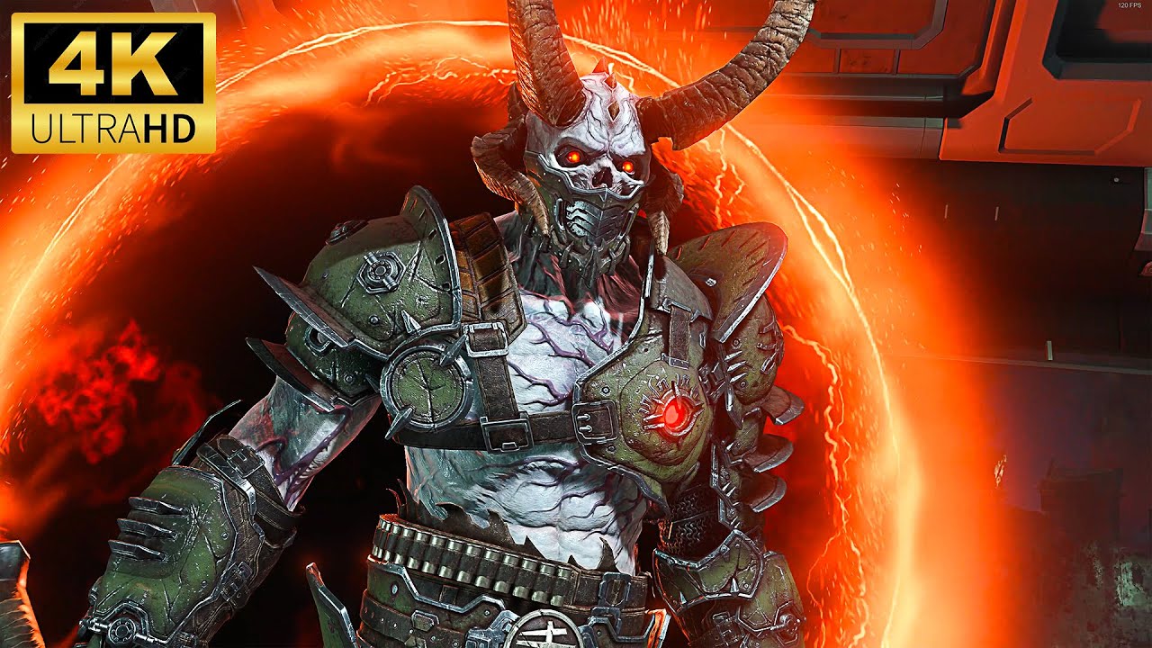 DOOM Eternal - Marauder Boss Fight 4K Ultra Settings RTX4090 - YouTube