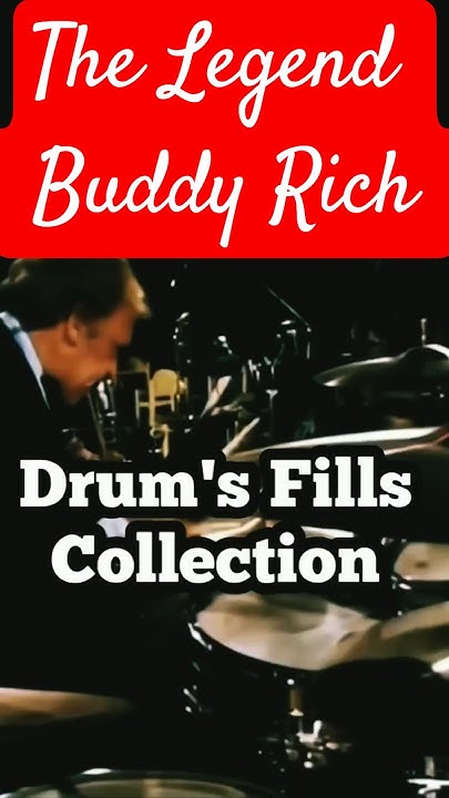 Buddy Rich " Drum's Fills Collection '' In One Amazing Solo - YouTube