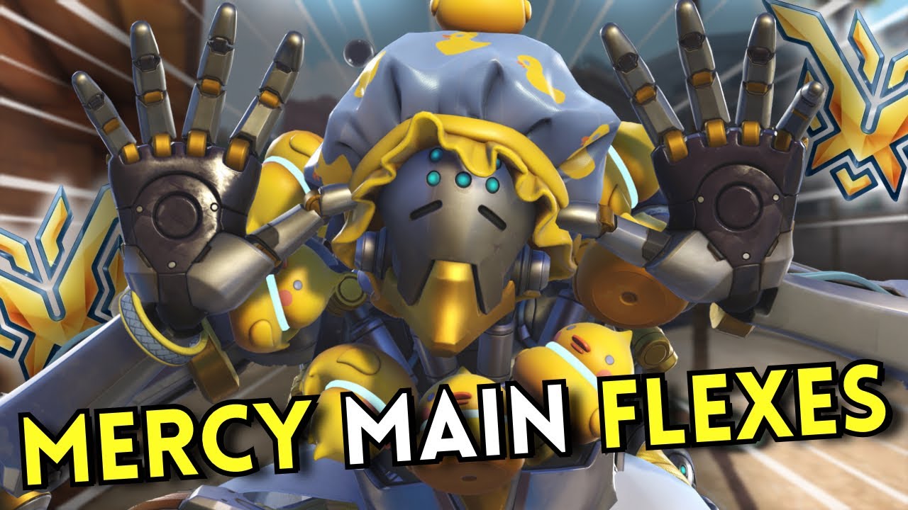 Flexing as a Mercy Player? | Console T500 Mercy Main - Overwatch - YouTube