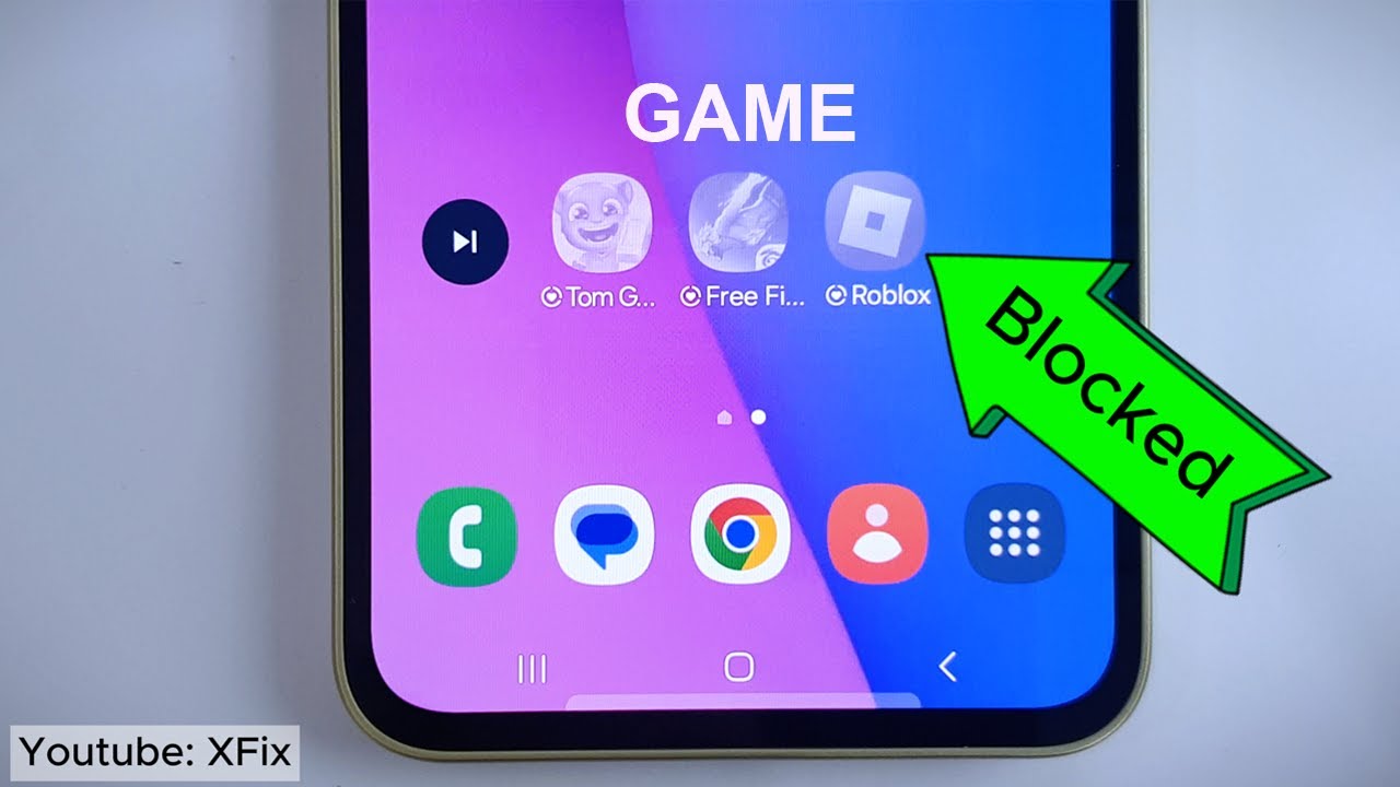 Trick to Block Games on Samsung Phone - YouTube