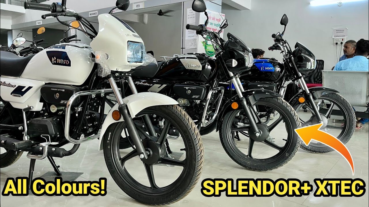 2022 New Hero Splendor Xtec All New Colours | Detailed Review | Price ...