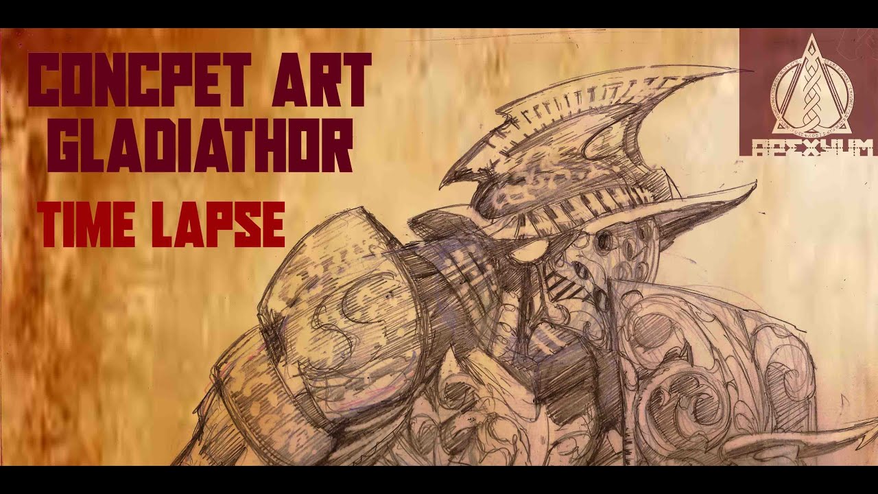 GLADIATOR CONCEPT ART 2D FOR GAME - YouTube