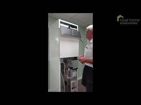 Genvex Combi 185 - cleaning or changing the filters - YouTube