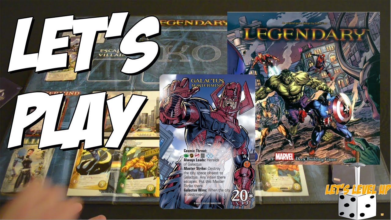 Let's Play Marvel Legendary Fantastic Four Expansion (Galactus ...