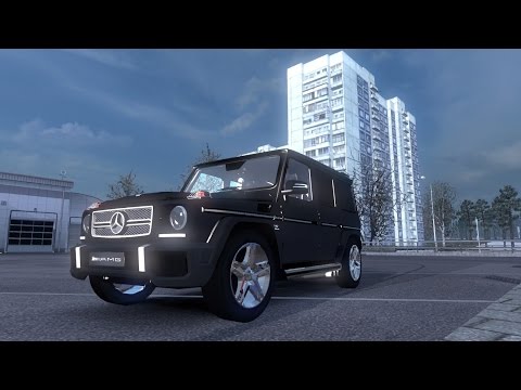 Euro Truck Simulator 2 Mercedes Benz G klasse Gelenvagen AMG G 65 RusMap Smolensk Orsha
