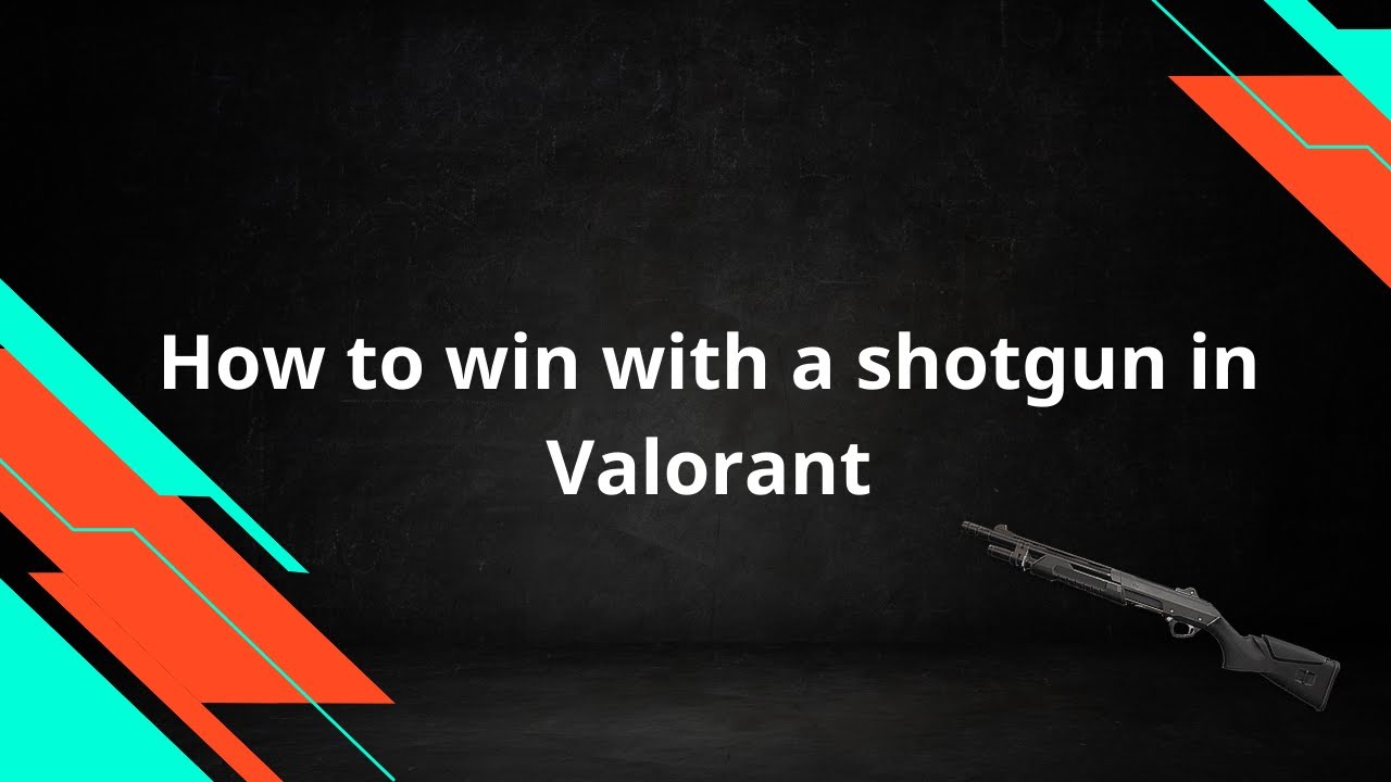 HOW TO WIN WITH A SHOTGUN IN VALORANT #4 - YouTube